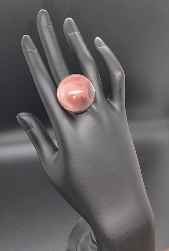 Red button Fashion Ring - Created Collection